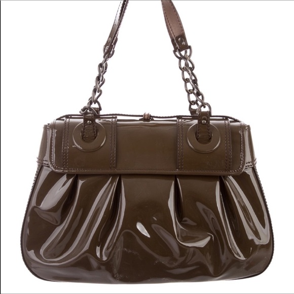 Fendi | Bags | Vintage Fendi B Bag In Brown Patent Leather | Poshmark